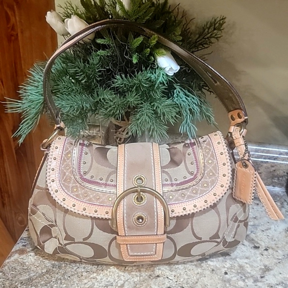 Coach Limited Edition Signature Vintage Soho Flap Stu… - Gem